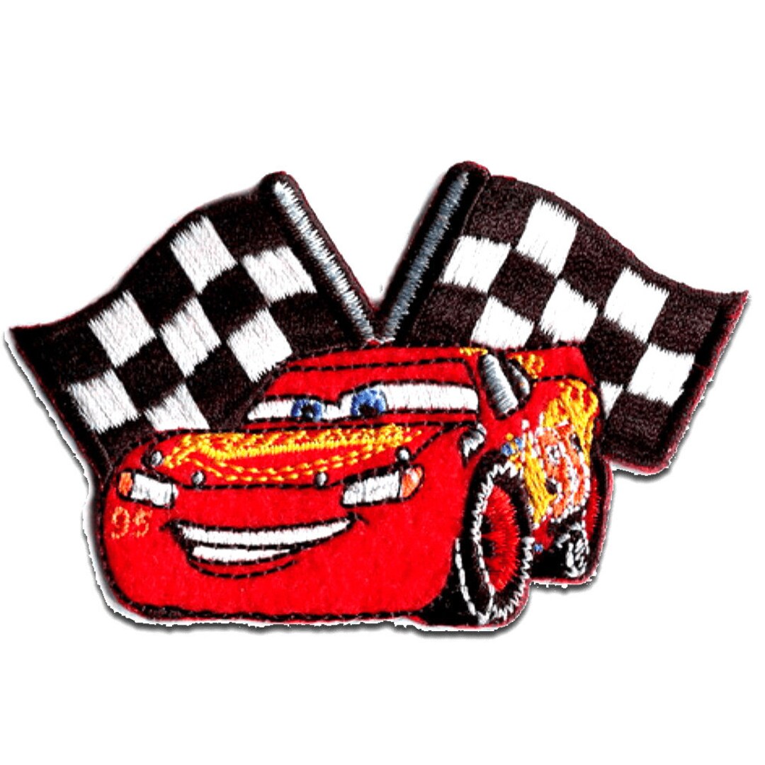 Disney © Cars 3 Rennflaggen Iron on Patches Adhesive Emblem - Etsy ...