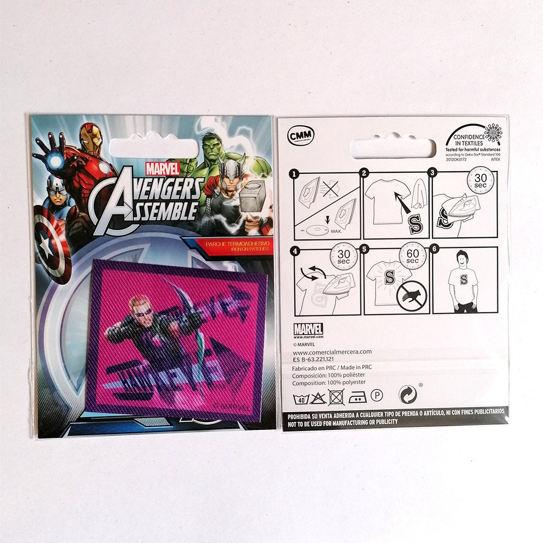 Marvel © Avengers Hawkeye Comic Iron on Patches Adhesive - Etsy