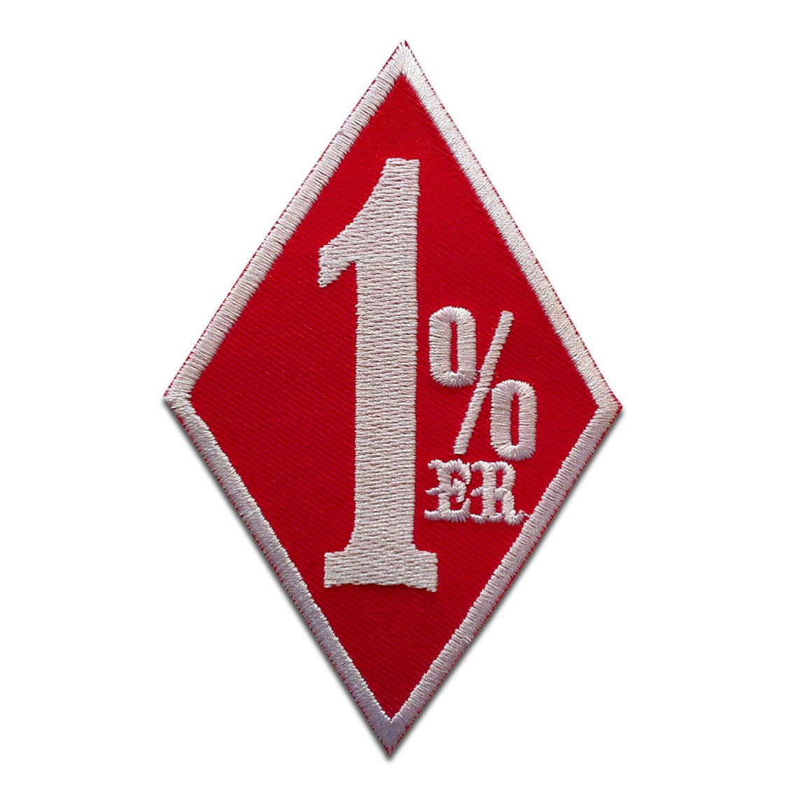 1% Er Biker - Iron on Patches Adhesive Emblem Stickers Appliques, Size ...