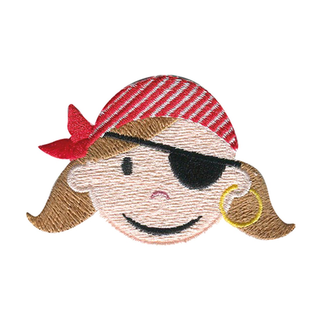 Pirate With Eyepatch - Iron on Patches Adhesive, Size - 6,9 X 4,6 Cm - Etsy