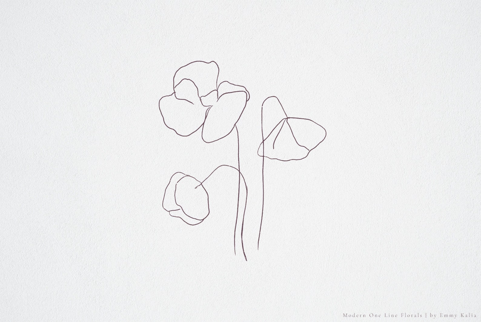 One Line Illustrations Modern One Line Art | Etsy