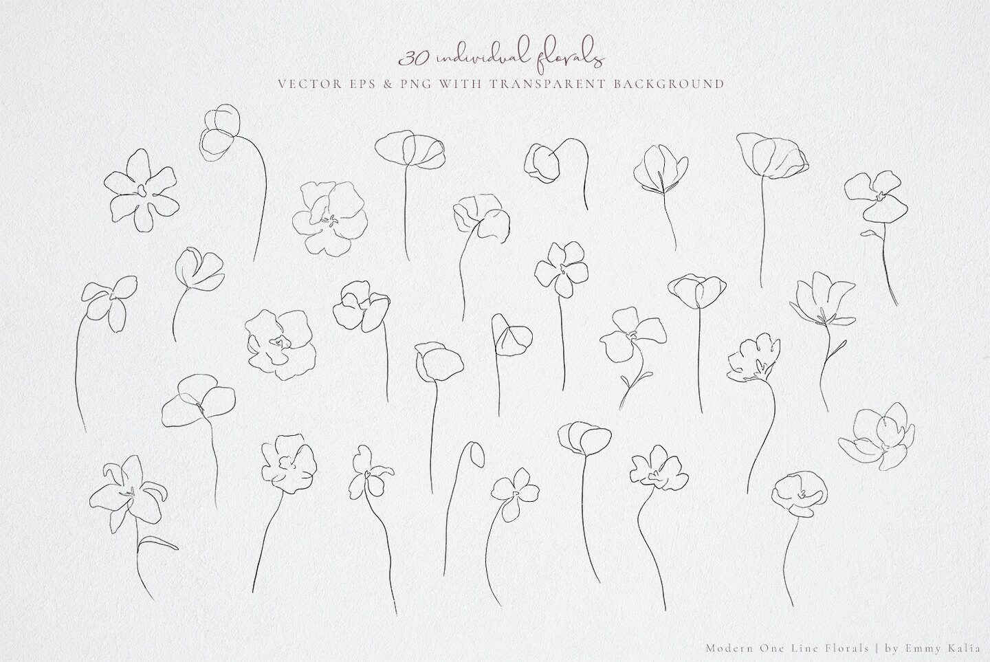 One Line Illustrations Modern One Line Art | Etsy