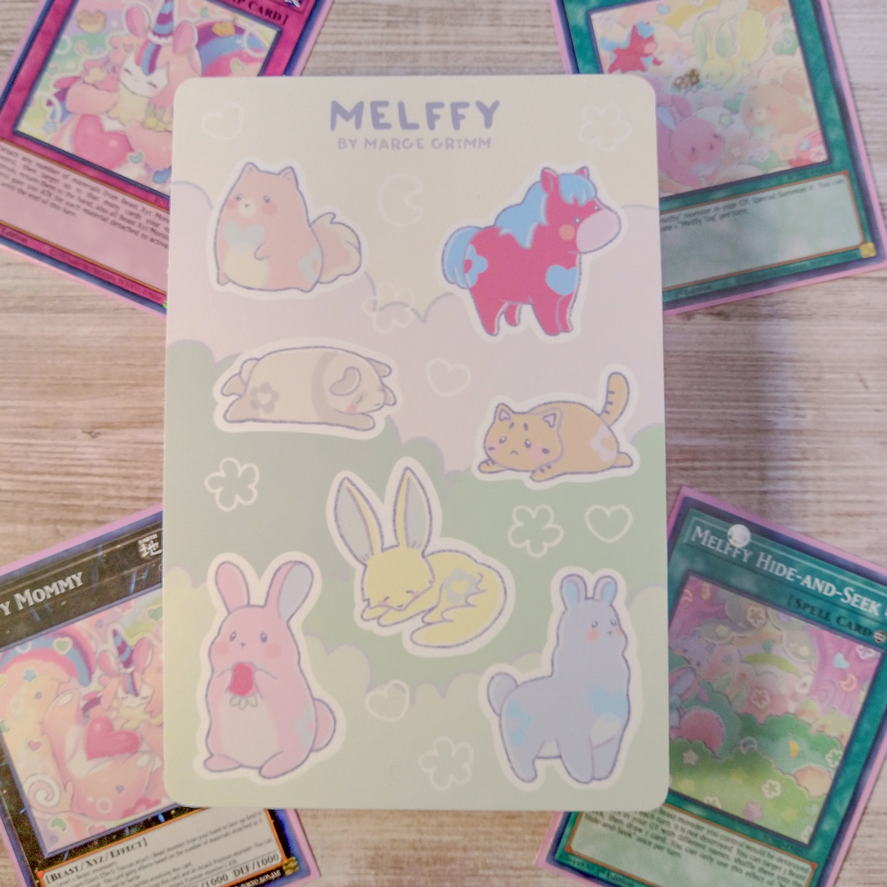 Melffy Sticker Sheet Cute Sticker Sheet Scrapbook - Etsy