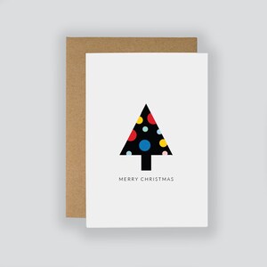 Black and White Christmas Cards / Minimalist Christmas Card / - Etsy