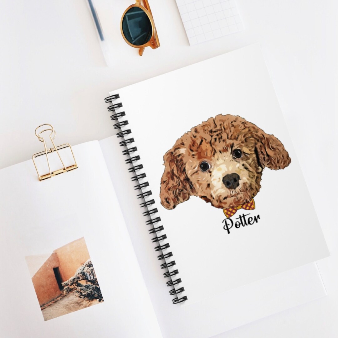 Custom Pet Notebook, Personalised Notebook Cover, Personalized Pet ...
