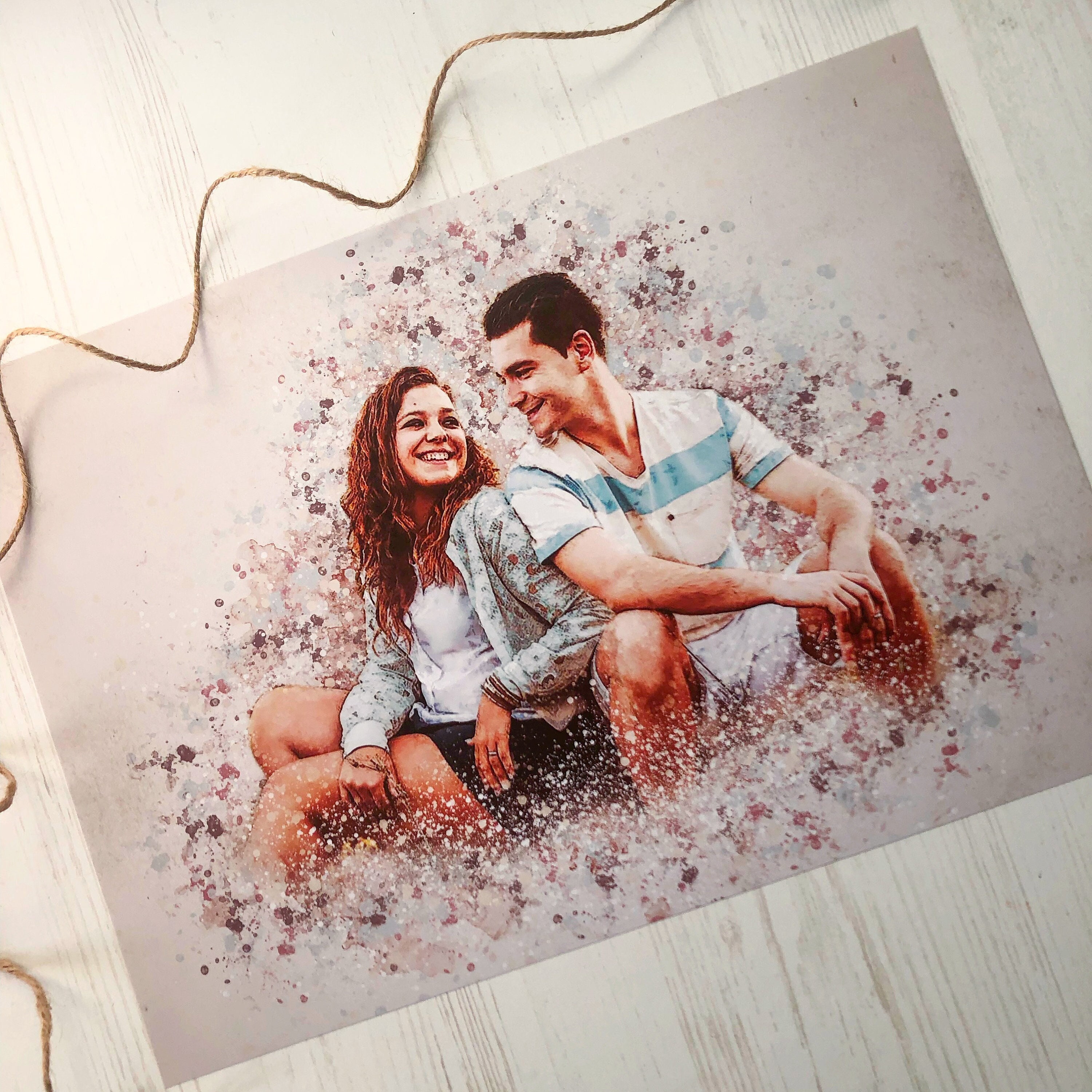 Personalised Art for Couples Husband Wife Partner Perfect | Etsy UK