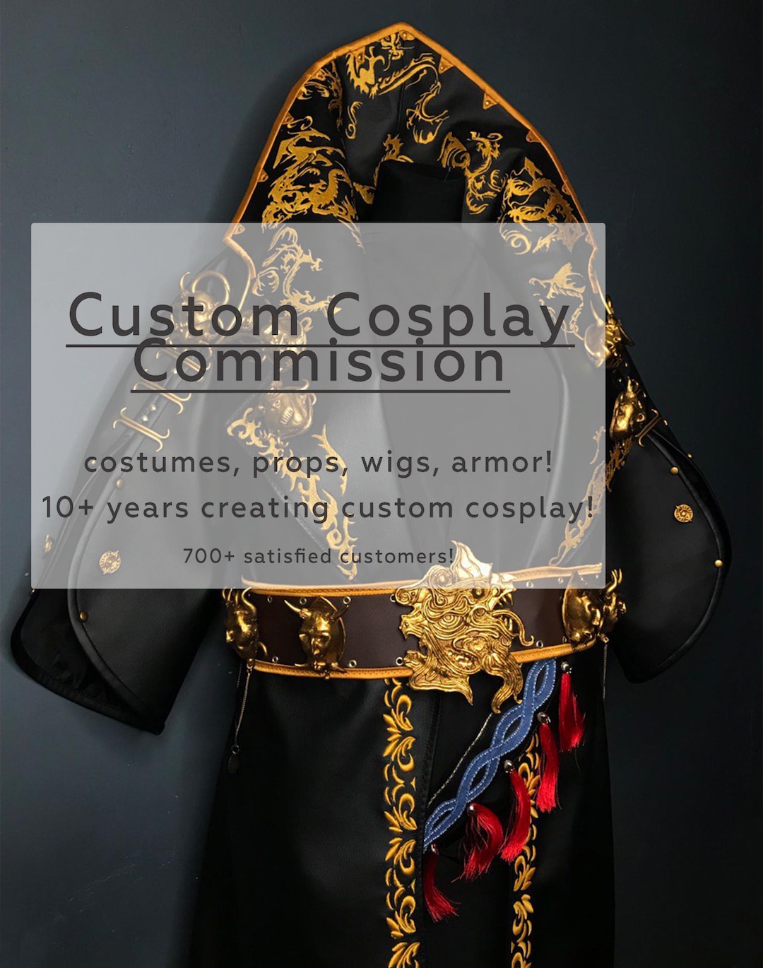 Cosplay Custom Commission- Wigs, Costumes, Armor, Props! MADE TO ORDER ...