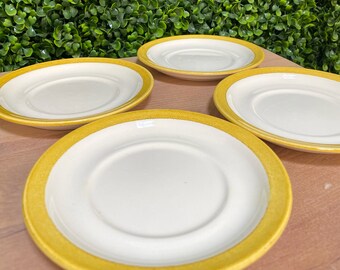Yellow Plates | Etsy
