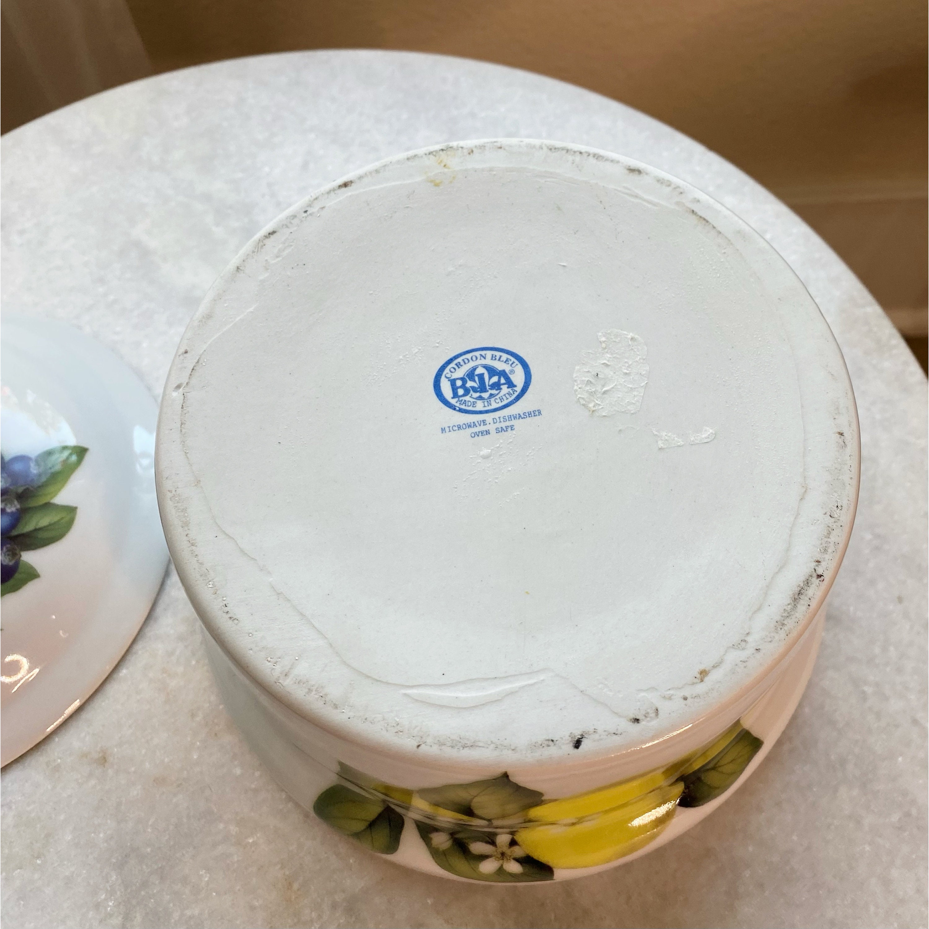 BIA Cordon Blue Lemon Fruit Casserole Dish 6” Serving Dish - Etsy