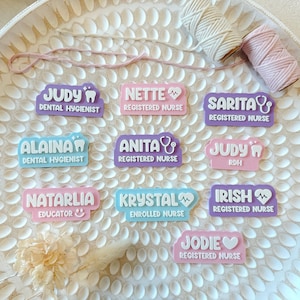 Personalised Name Badge | Name Badges | Educator | Nurse | Doctor ...