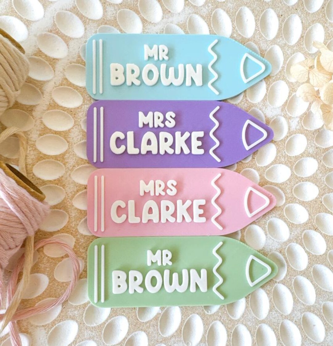 Personalised Name Badge | Name Badges | Educator | Kindy Teacher ...