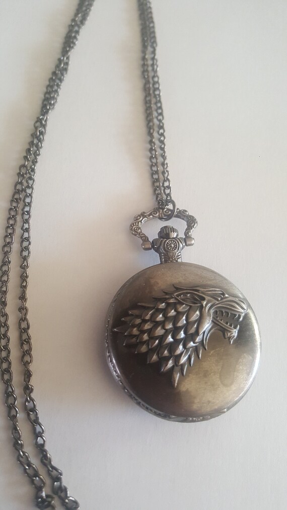 Werewolf Pocket Watch Necklace - Etsy