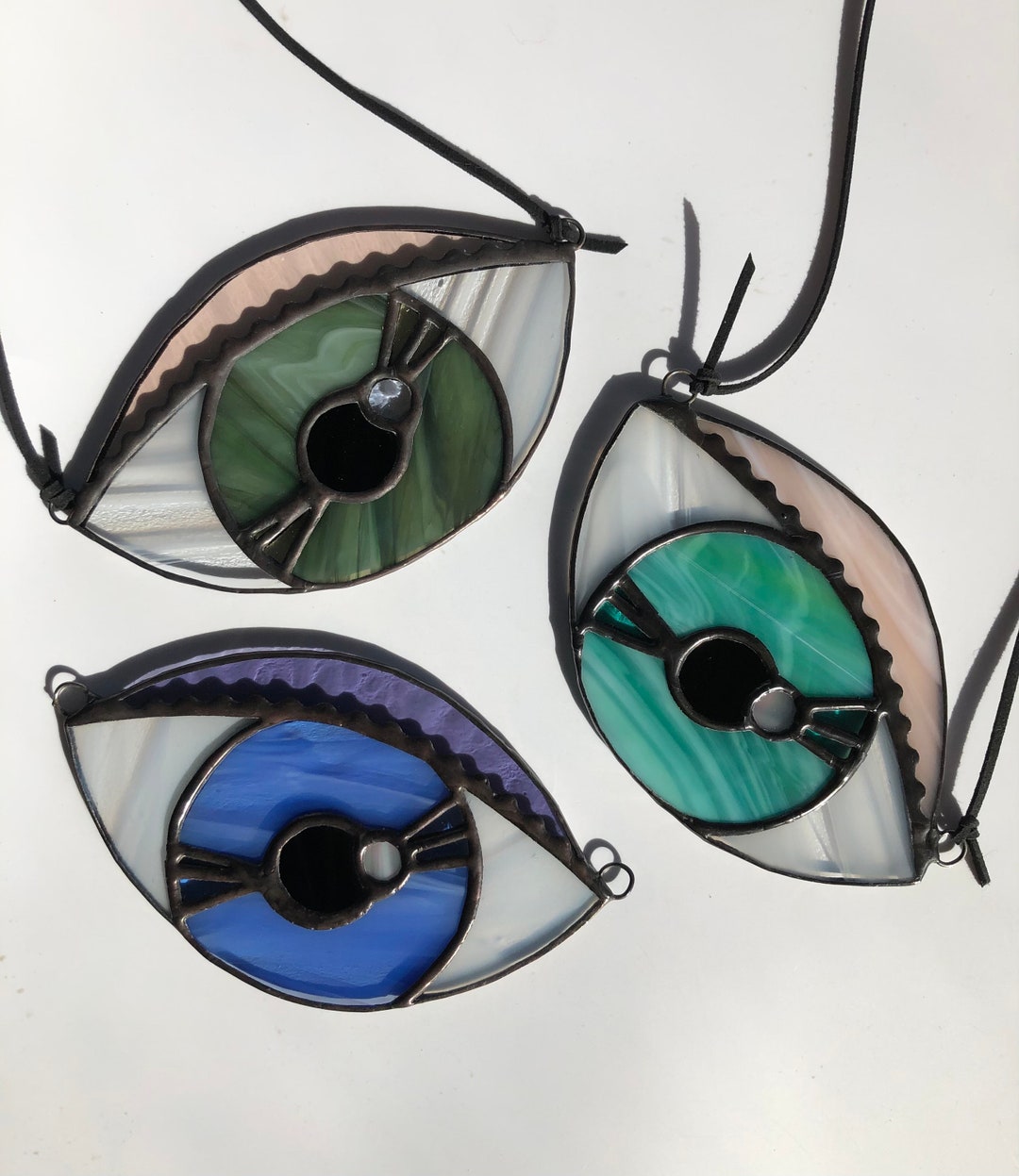 Stained Glass Pattern - Eyeball Suncatcher, Glass All Seeing Eye PDF ...