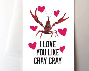 Crayfish Pun Card - Etsy