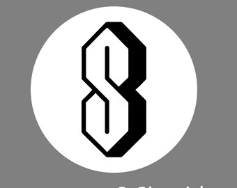 Super S Sticker - Etsy