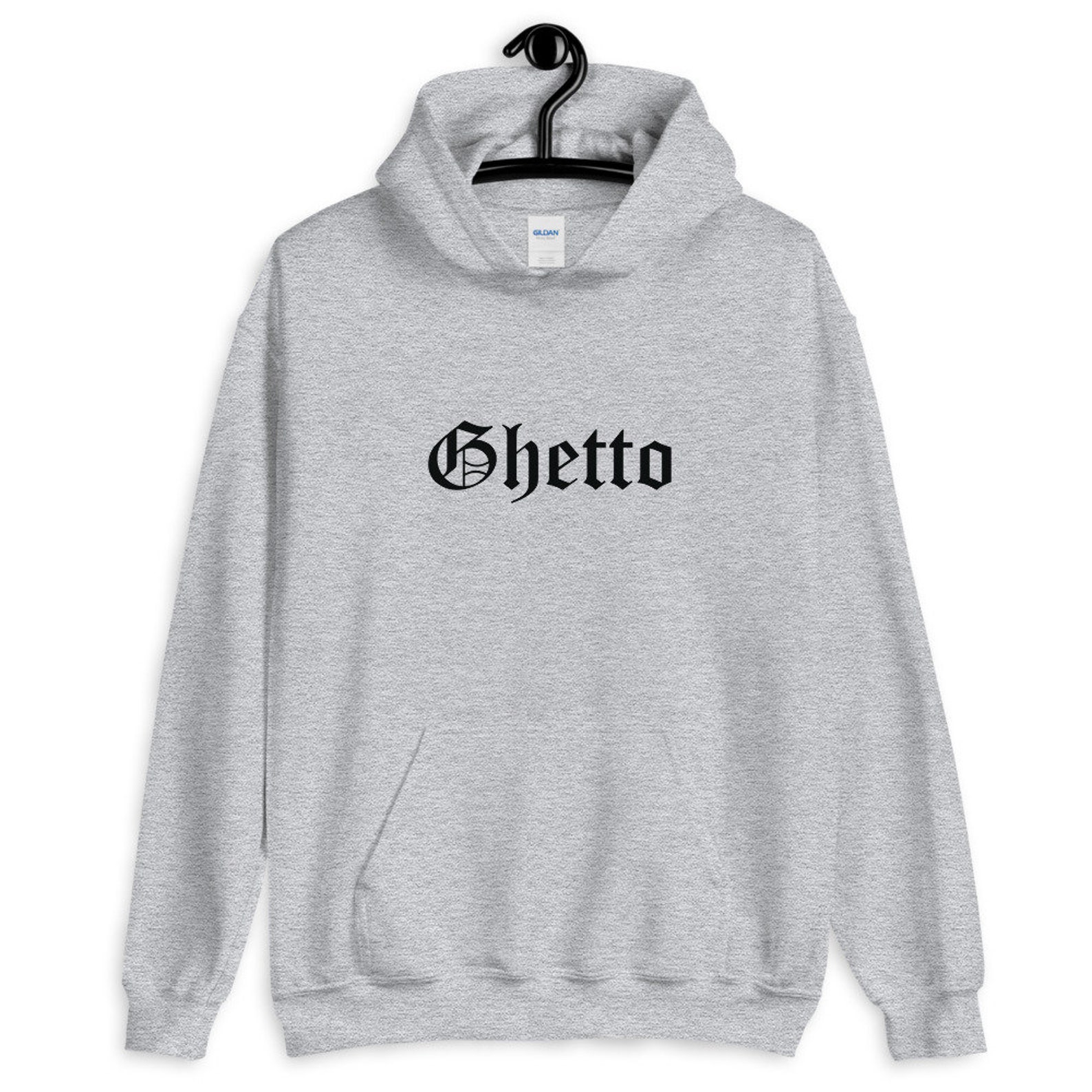 Ghetto Hoodie Sweatshirt Hood Funny Trap Trill Old English - Etsy