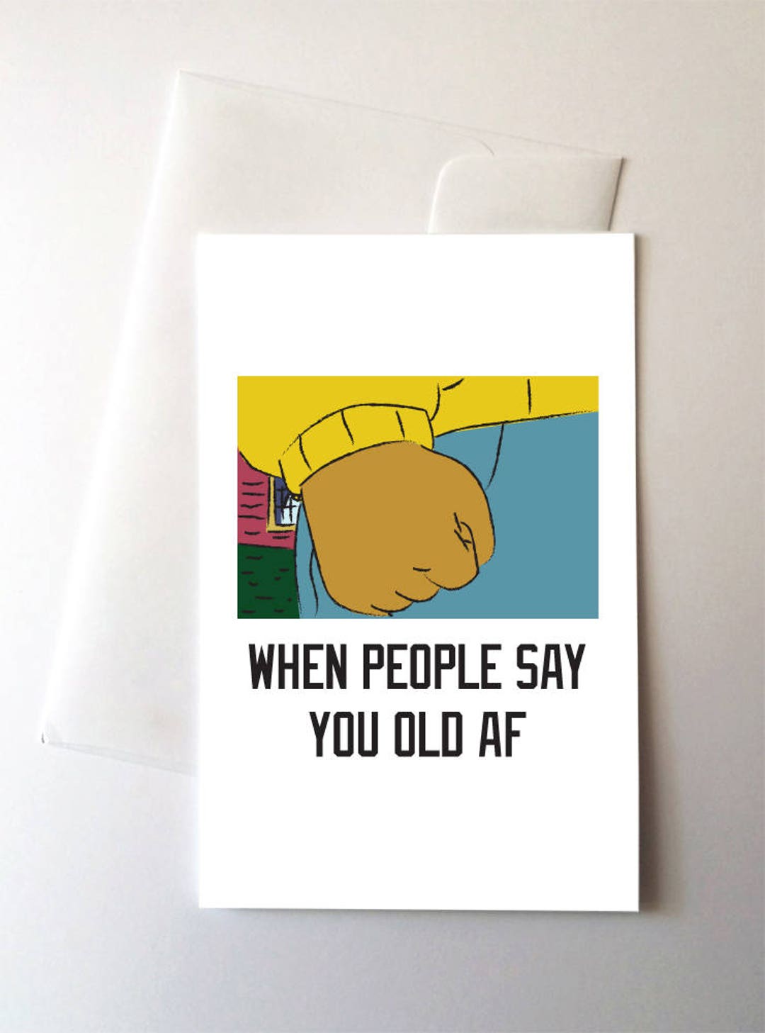 Angry Fist Meme Birthday Card, Memes, Funny - Etsy Singapore
