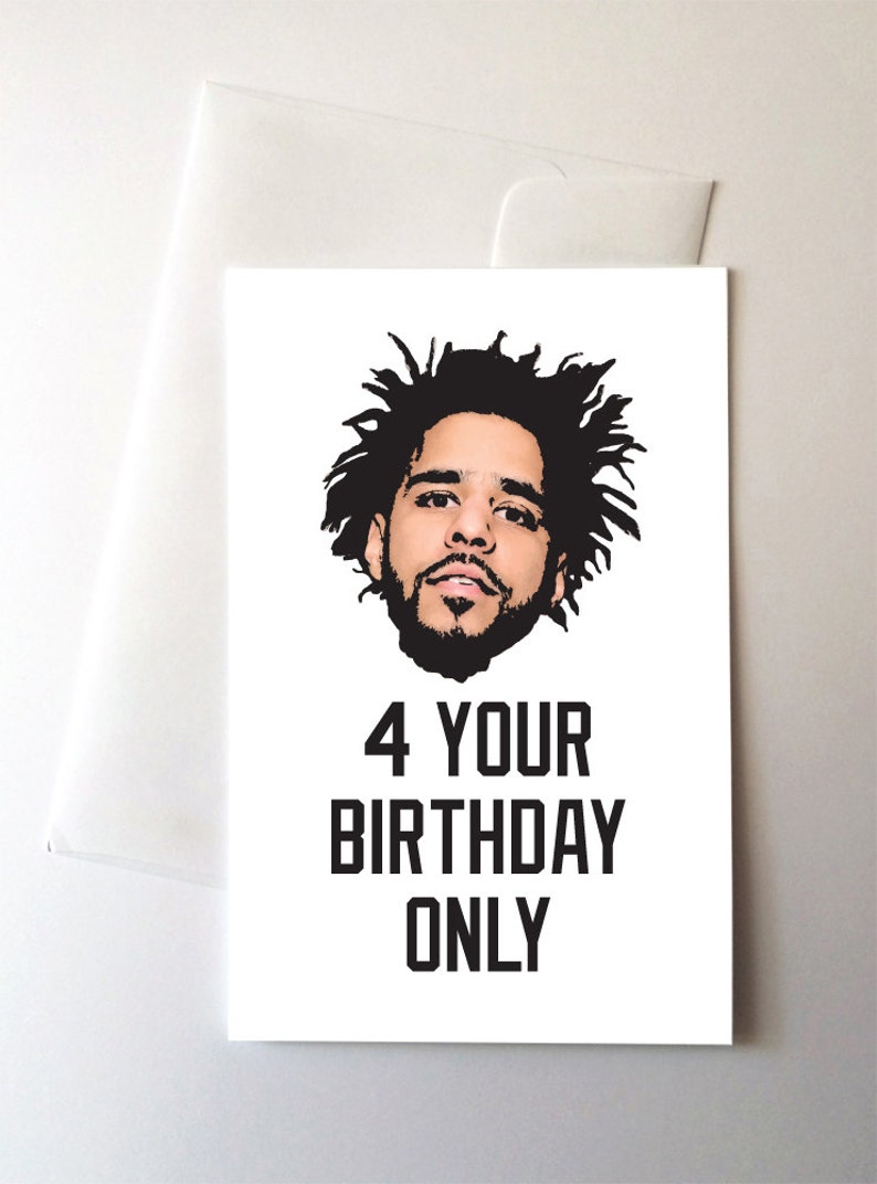 4 Your Birthday Only Birthday Card Rap Rapper Hip Hop - Etsy