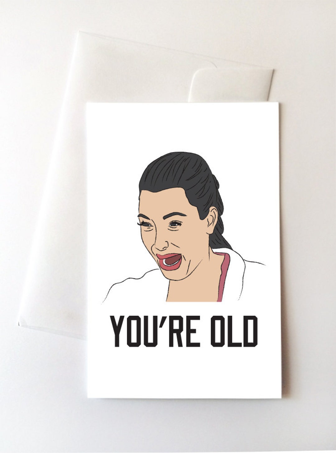 Crying Meme Birthday Card, Funny Joke Dark Humor Old Millennial You're ...