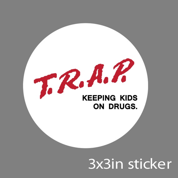 Trap Parody Sticker Funny Joke Drug Culture - Etsy