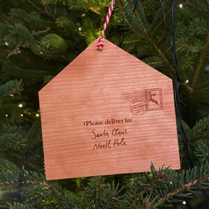 Dear Santa Christmas List Ornament Customize With Name - Etsy