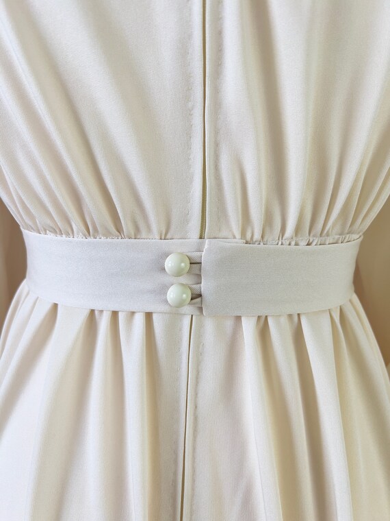 Vintage 70s Wedding Dress - Label: Diolen Loft - Size… - Gem