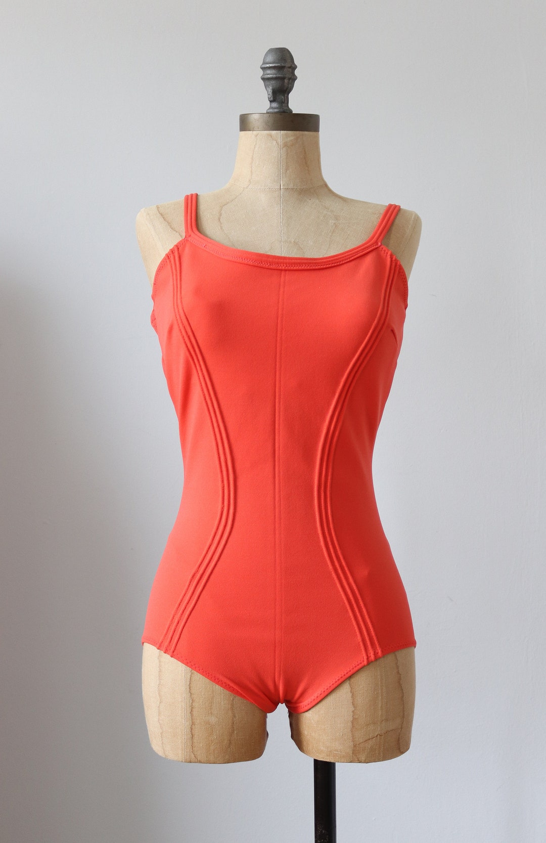 Vintage 60s Bathing Suit - Beach/resort Wear - UK 6-8 US 2-4 EU 34 -36 ...