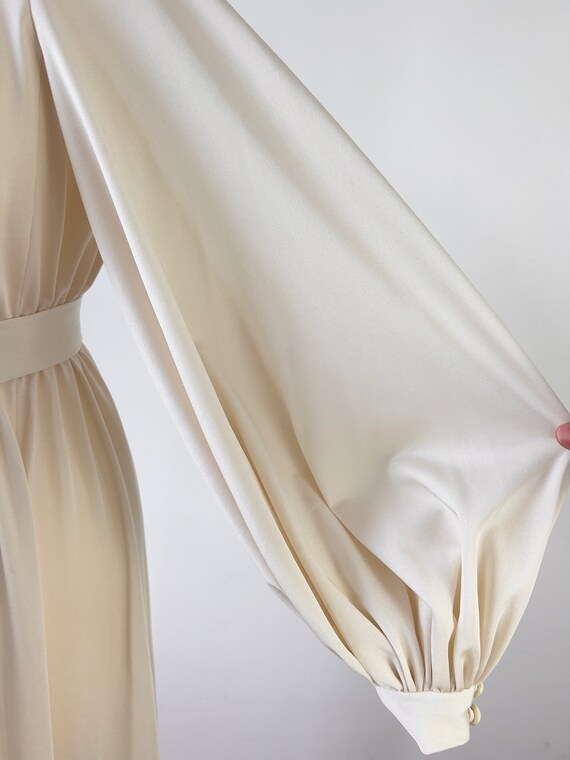 Vintage 70s Wedding Dress - Label: Diolen Loft - Size… - Gem