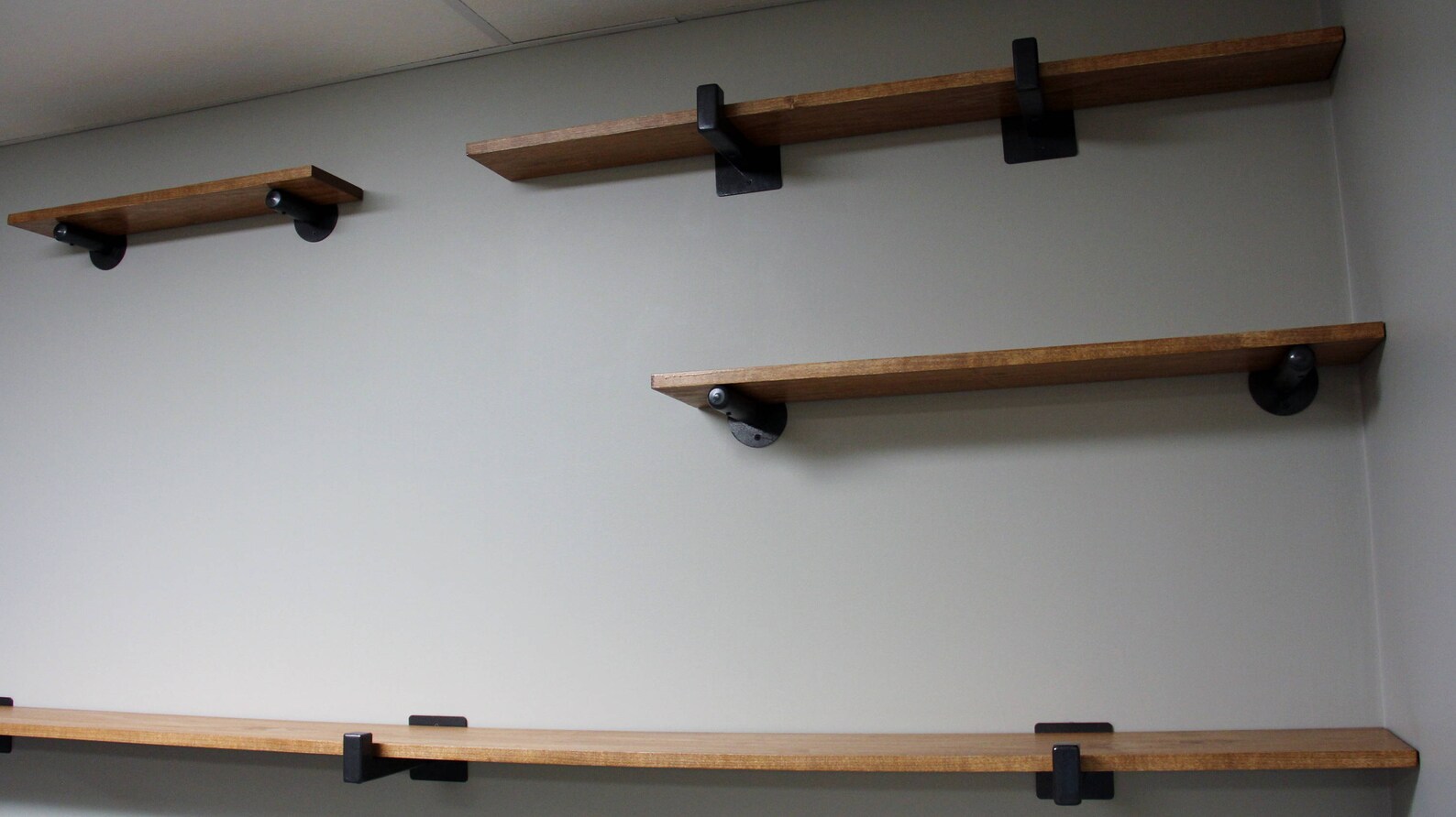 Square Metal Ledge Brackets in 2 Sizes - Etsy