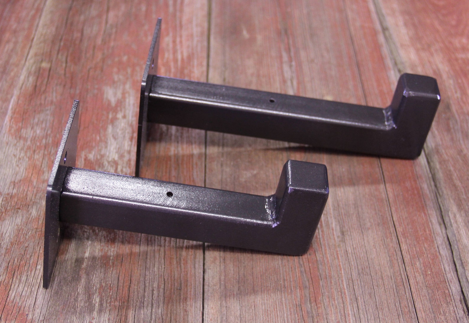 Square Metal Ledge Brackets in 2 Sizes - Etsy