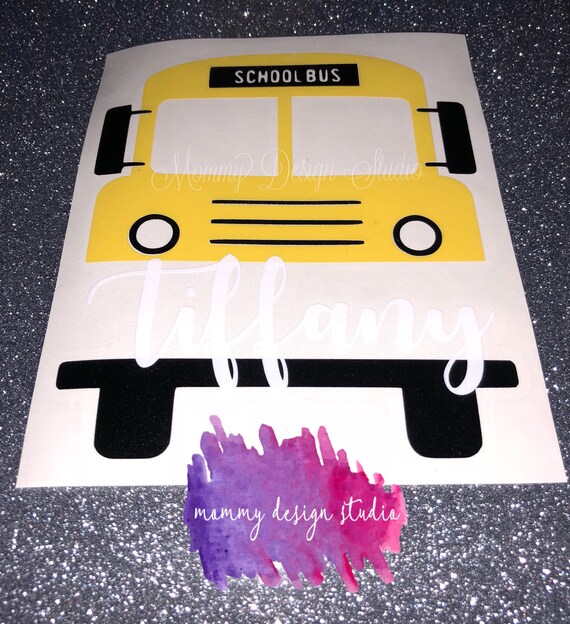 Personalized School Bus Driver Decal Bus Driver Decal with | Etsy