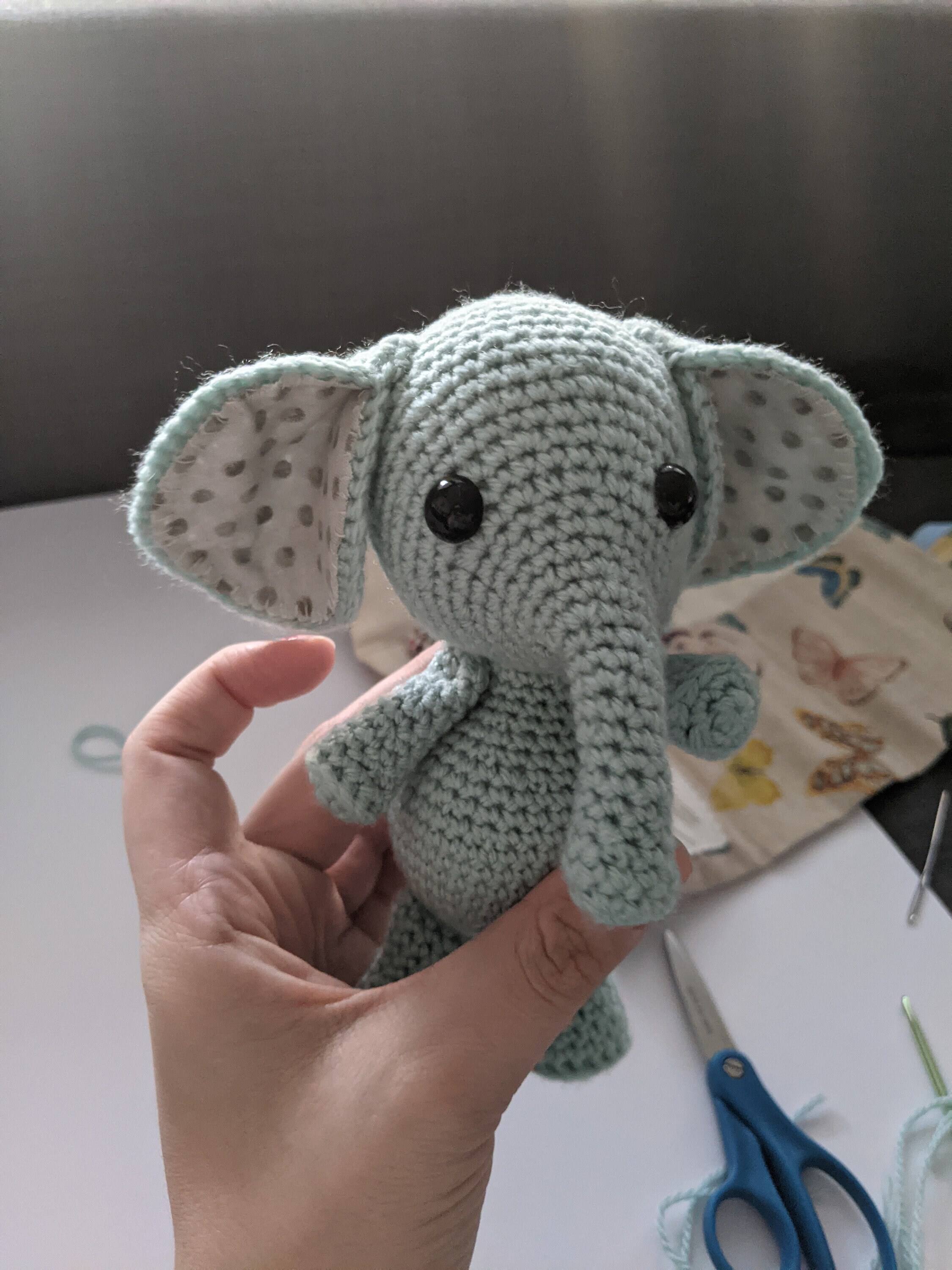 Esther the Elephant Crochet Pattern **PATTERN ONLY** - Etsy