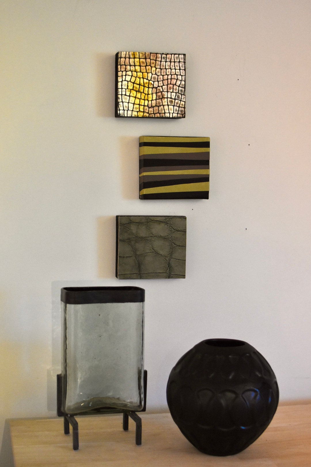 Brix | Contemporary | Textured | Unique | Small-Scale Wall Decor - Etsy.de