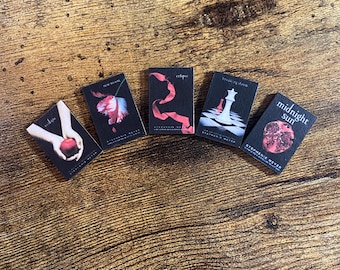 Twilight Book Series Red Special Edition With Sprayed Edges ~ Custom ...