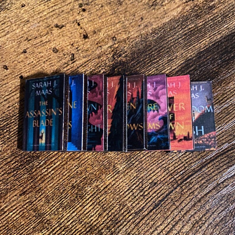 Throne of Glass SJM Mini Book Set - Etsy