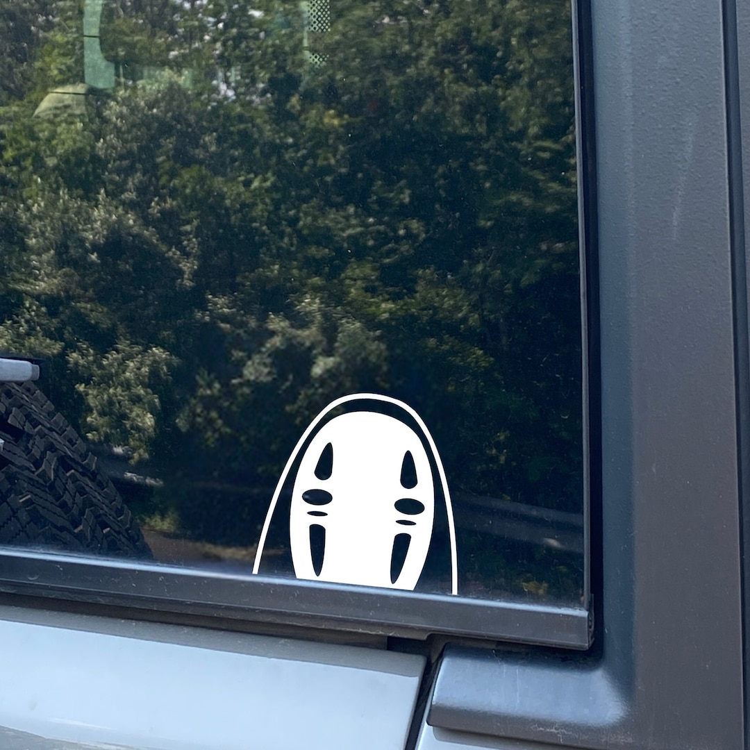 Spirited Away Peeking No Face Inspired Window/ Car Vinyl Decal - Etsy