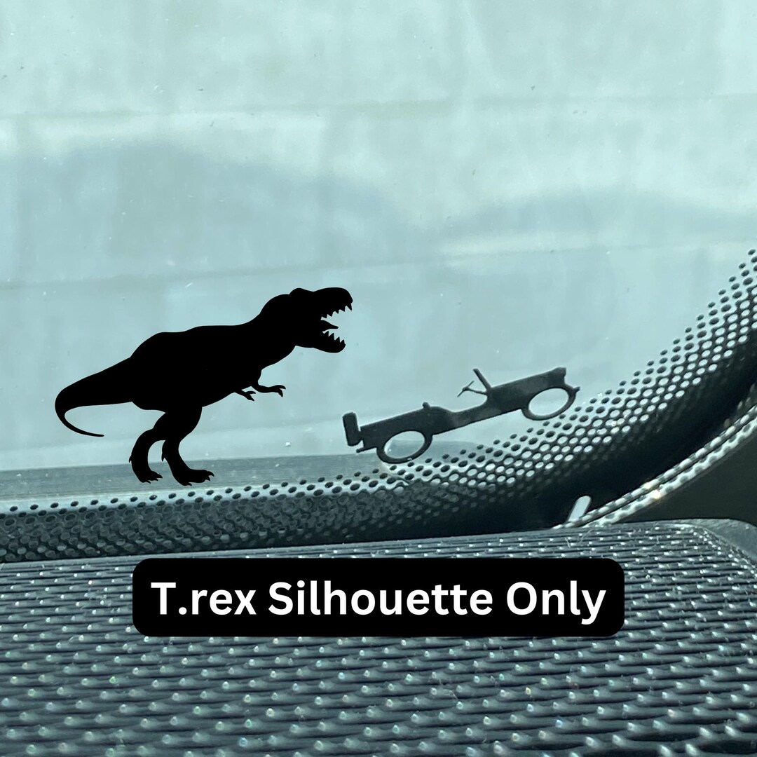 T. Rex Jeep Wrangler Easter Egg Window/ Car Vinyl Decal - Etsy