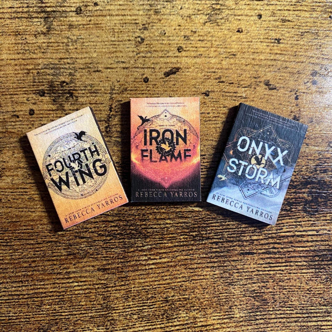 Fourth Wing Mini Book Set - Etsy
