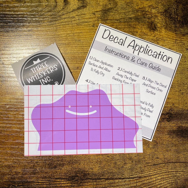 Peeking Ditto Inspired Window/ Car /mirror Vinyl Decal - Etsy