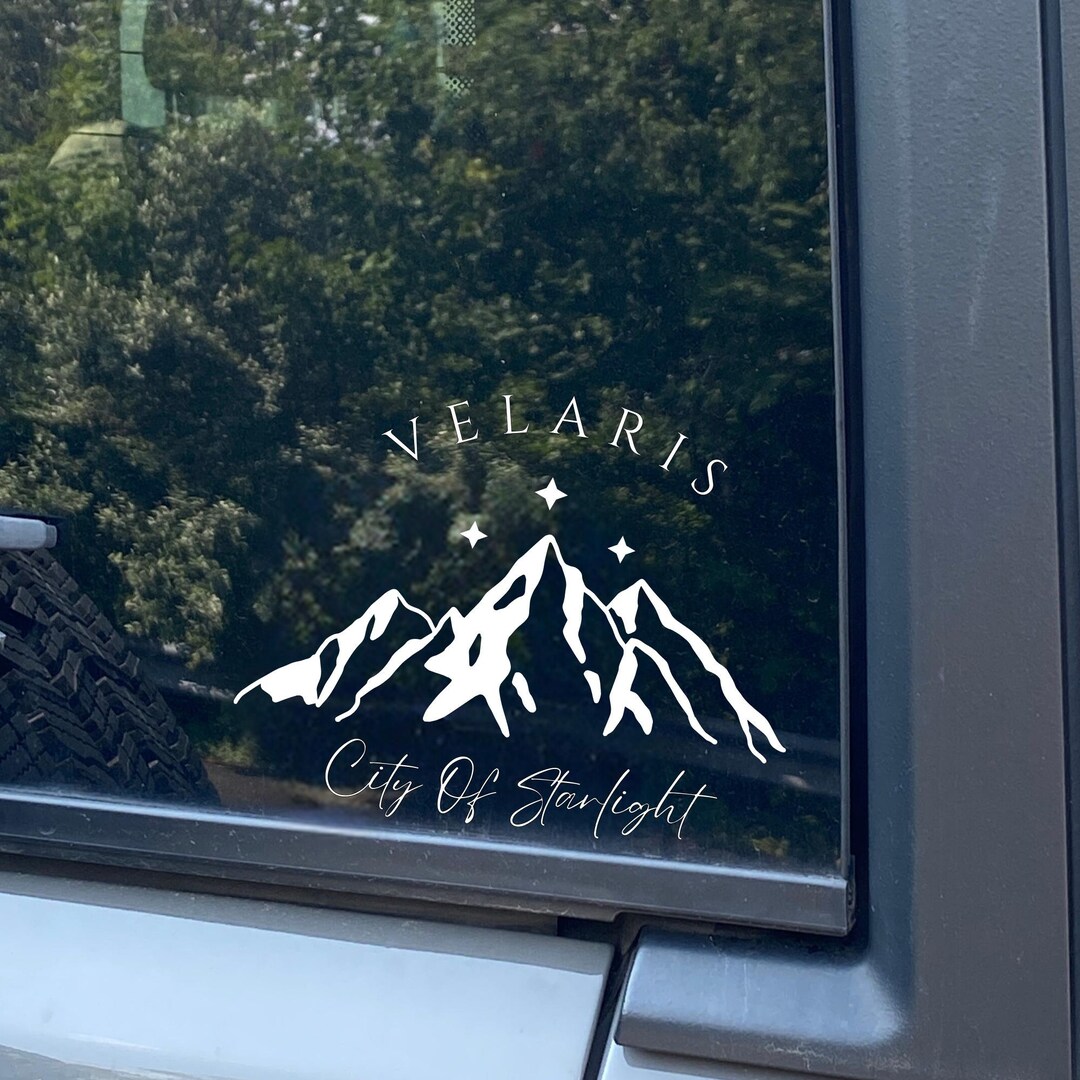 Velaris ACOTAR Inspired Window/ Car /mirror Vinyl Decal - Etsy
