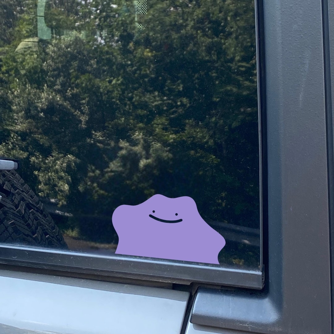 Peeking Ditto Inspired Window/ Car /mirror Vinyl Decal - Etsy