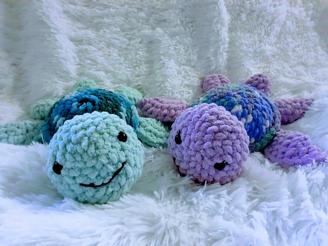 Plush Sea Turtles, Stuffed Turtles, Green Turtle, Lavender Turtle ...