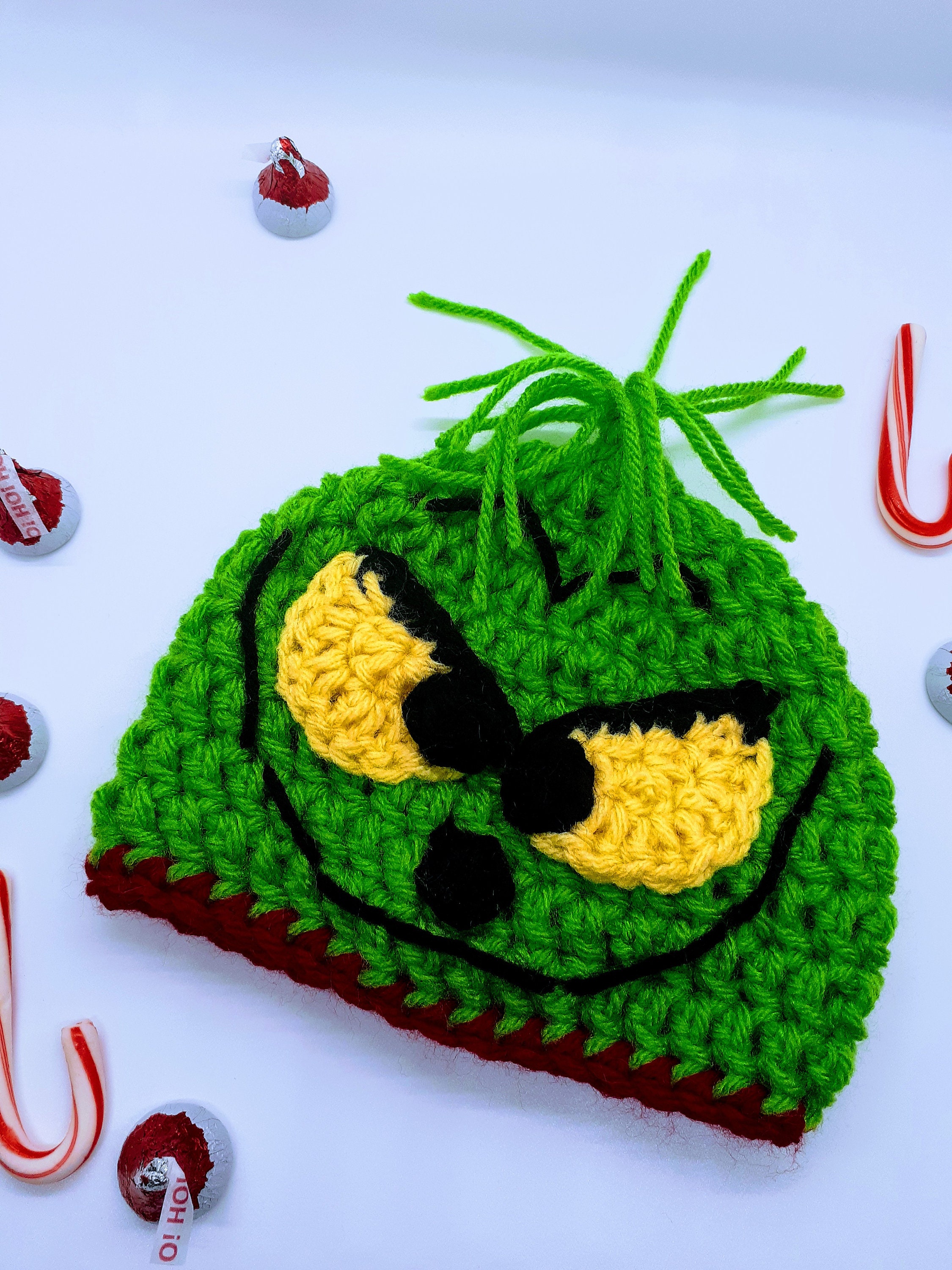 Christmas Grinch Hats, Green Grinch Beanies, Grinch With Earflaps ...