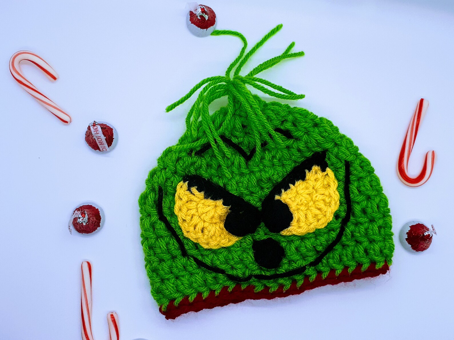 Christmas Grinch Hats, Green Grinch Beanies, Grinch With Earflaps ...
