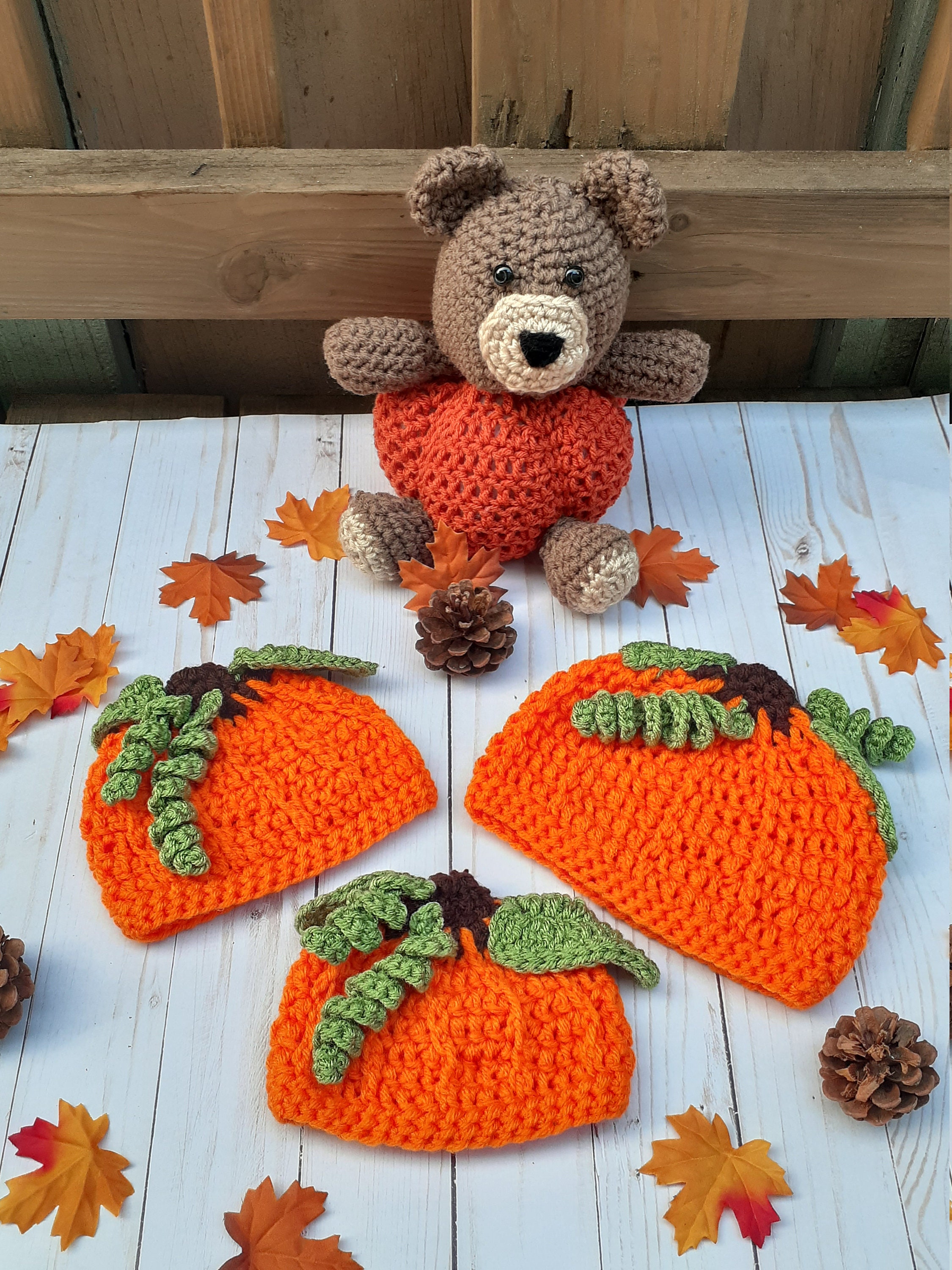 Baby Pumpkin Beanies, Pumpkin Baby Hat, Orange Baby Beanie, Fall Baby ...