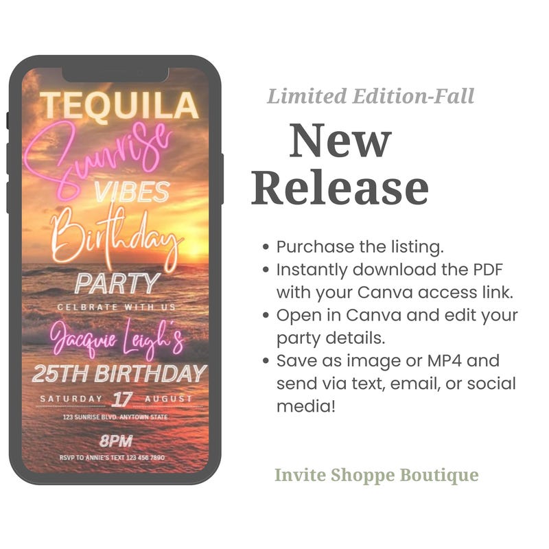 Tequila Sunset Theme - Etsy