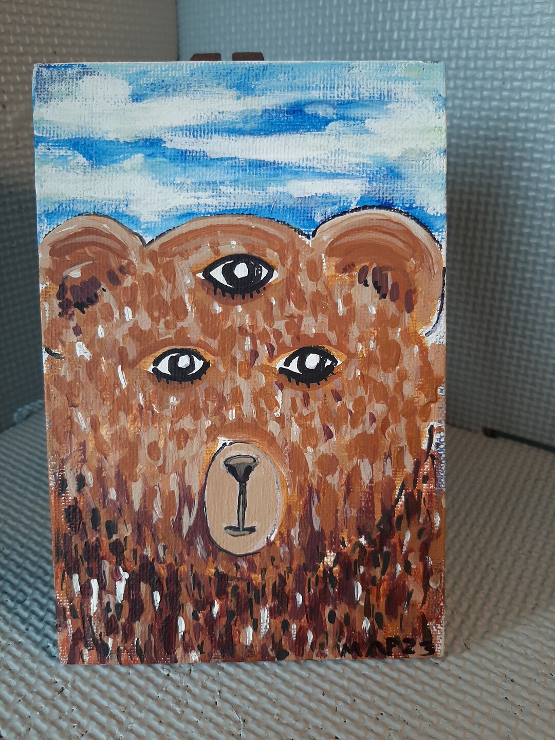 Three-eyed Bear Art - Etsy