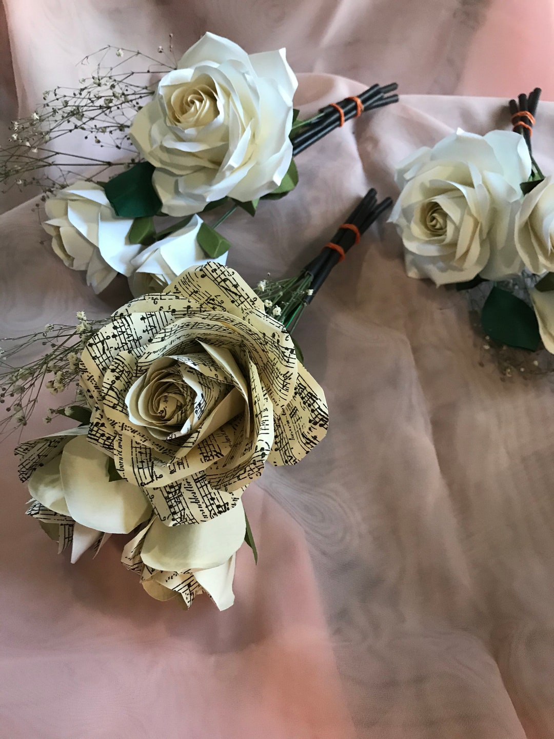 Musical Note and White Bouquet - Etsy