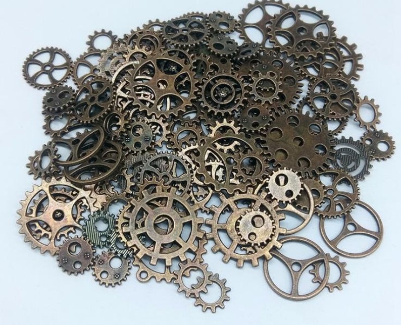 Steampunk Cogs N Gears Choose Your Colour 50g - Etsy Australia