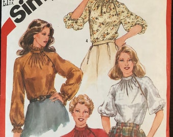 Simplicity Sewing Pattern Blouse | Etsy